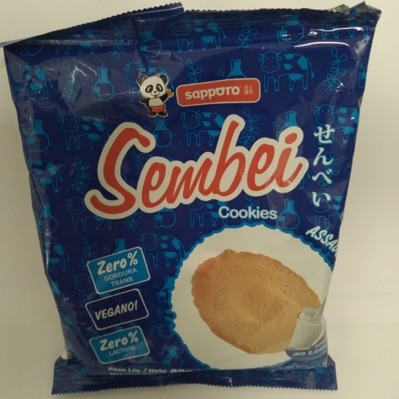 SAPPORO SEMBEI AO LEITE VEGANO 80G