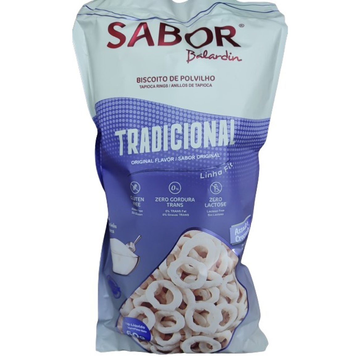 BALARDIN BISCOITO DE POLVILHO TRADICIONAL FIT 60G