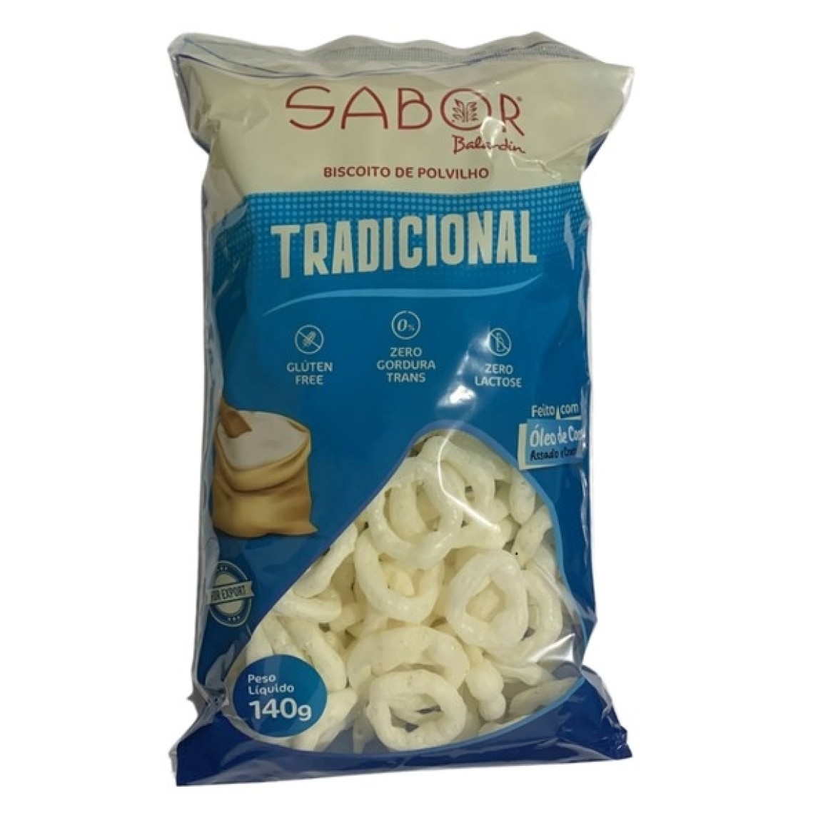 BALARDIN BISCOITO DE POLVILHO TRADICIONAL 140G